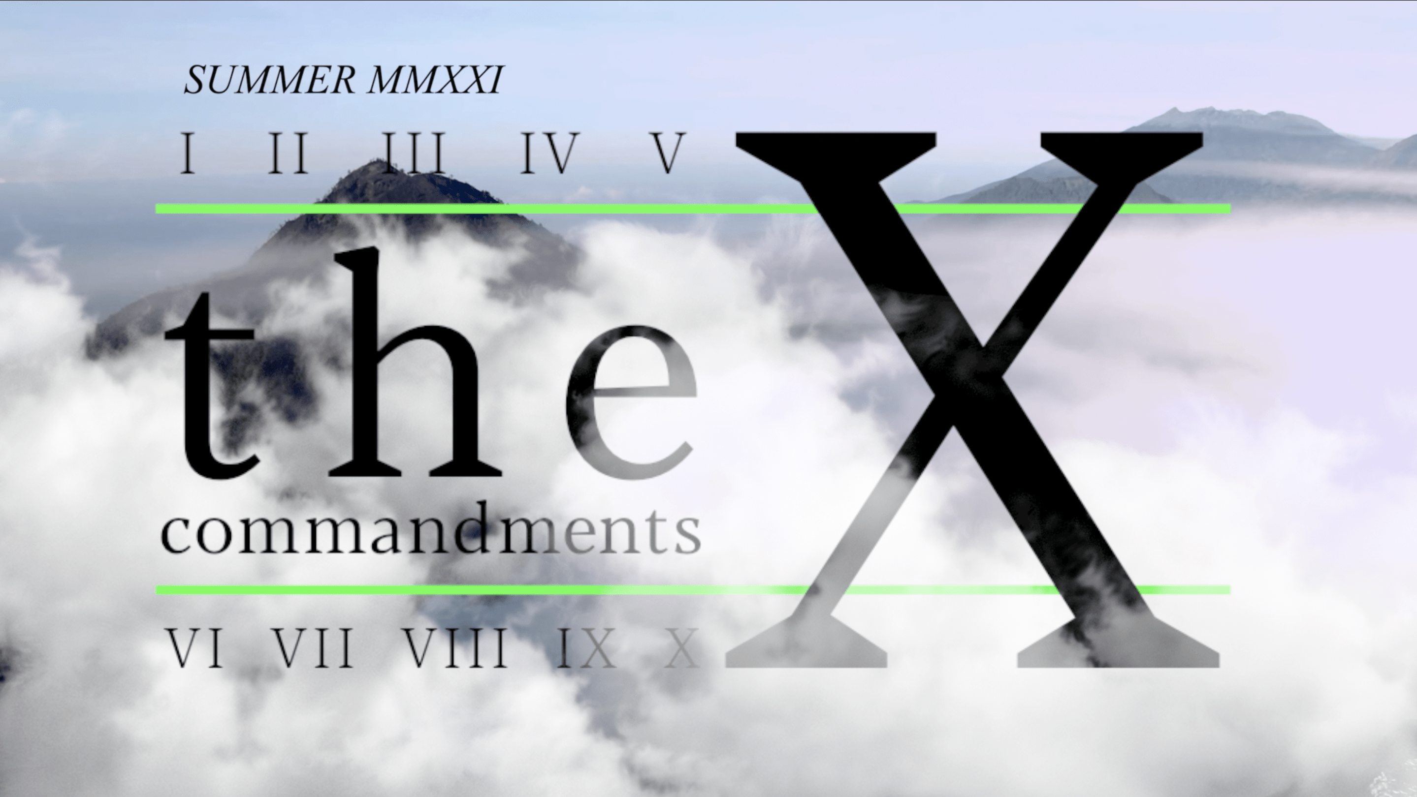 The X Commandments – “Remember The Sabbath & Keep It Holy” – Church at Ross Bridge